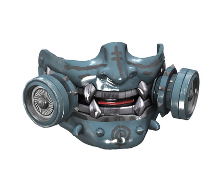 Second Life Marketplace - [The Forge] Anarchy Mask, Blue.